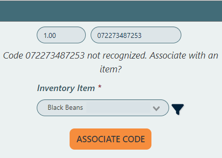 Barcodes - Inventory (Visit Items, Receive Items)